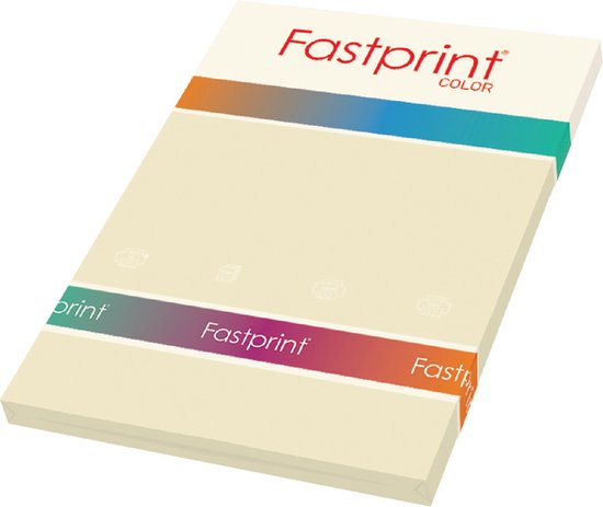 Kopieerpapier Fastprint A4 160gr roomwit 50vel - 10 stuks | bol.com