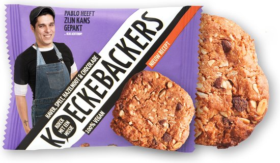Koeckebackers Haver spelt hazelnoot chocolade koeck 65 gr x 20 | bol