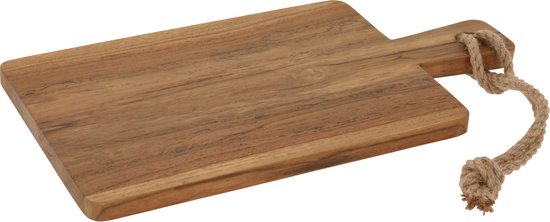 Excellent Houseware Snijplank/serveerplank - met handvat - 34 x 18 cm | bol