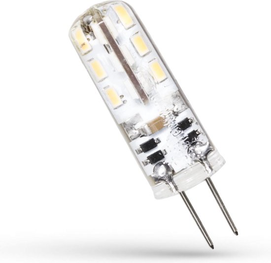 Spectrum LED siliconen G4 - 1.5W vervangt 15W - 6400K - daglicht wit ...