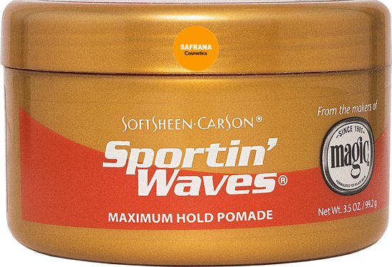 Sportin Waves Pomade - Maximum Hold - Herstelt vocht - Gold | bol