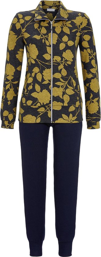 Ringella dames Huispak - met rits - Jacquard - 52 - Blauw | bol.com