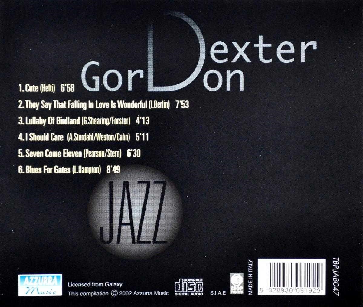 Dexter Gordon - Jazz (CD), Dexter Gordon | Muziek | bol