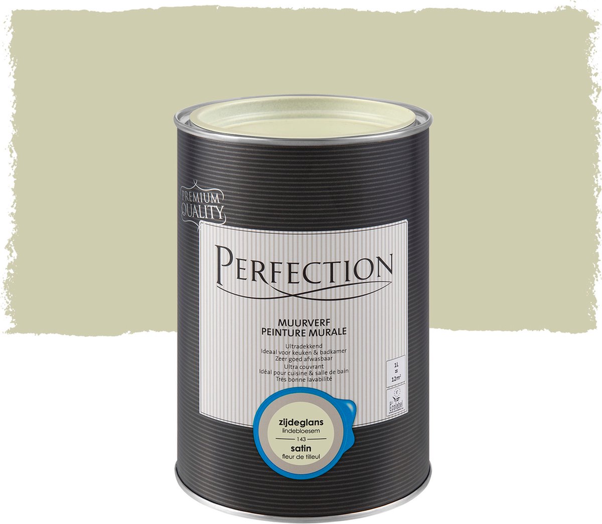 Perfection Muurverf Ultradekkend - Zijdeglans - 1L - 12 m² - Lindebloem ...