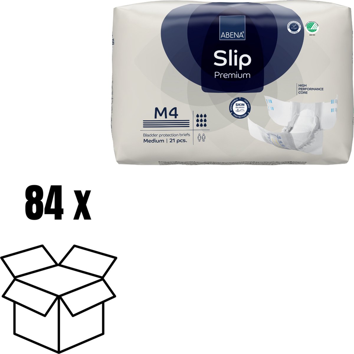 ABENA Incontinentie Slip Premium M4 - Eendelig Verband ter Bescherming van Zwaar... | bol