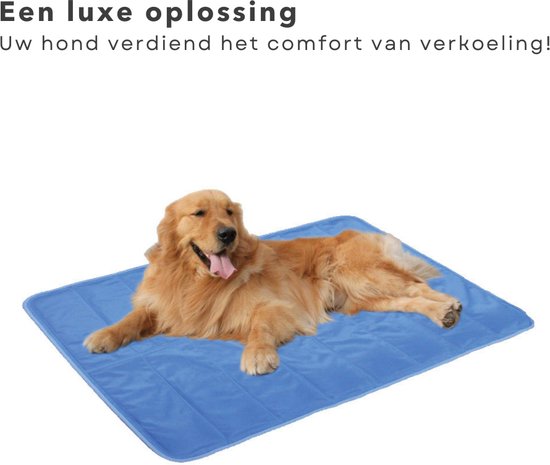Cheqo® XL Koelmat voor Honden en Katten - Verkoelende Mat - Hondenmat ...