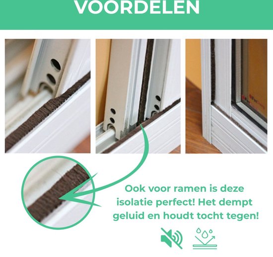 Tochtband Premium - Extra goede kwaliteit - 12 meter - Tochtband ...