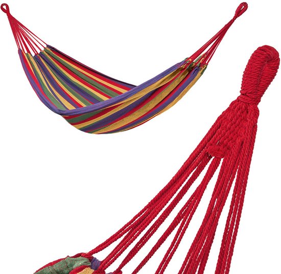 Goose Lyne® | Rainbow hangmat met Draagtas - Hangmat - Outdoor Hangmat ...