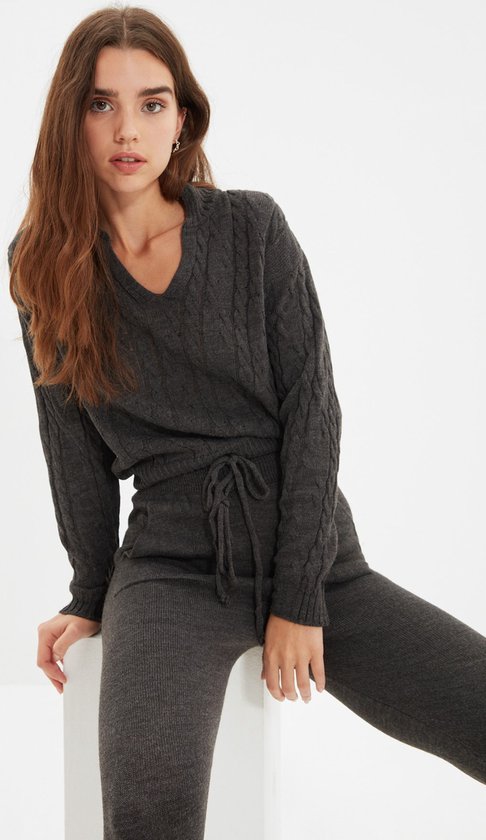 Trendyol Vrouwen Standaard V-hals Tweedelig setje | bol.com