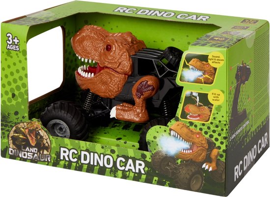 Bestuurbare Dino-Auto/Rc Dino Car-Bruin/zwart | bol.com