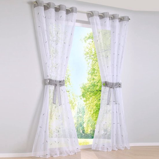 Premium Vitrage – Woonkamer Raam Accessiores – Curtains – Voile | bol