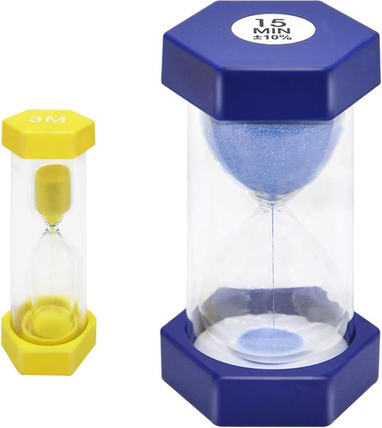 Sand Timer - Zandloper voor kinderen - kleurrijk zand 2 | bol