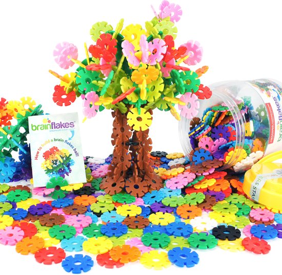 Brain Flakes - 500 stuks - Steekbloemen - STEM-speelgoed | bol
