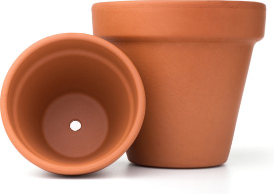 Terracotta pot 15 cm | Plantenpot | Buiten & Binnen | Ideal voor ...