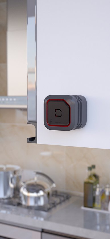 DesignNest airCube - CO melder - Grijs - Compact - 10 jaar | bol.com