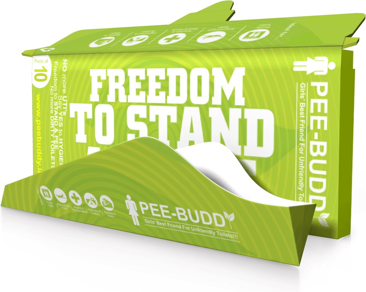 10 Pee Buddy | kartonnen urinaal | plastrechter voor vrouwen | staand ...