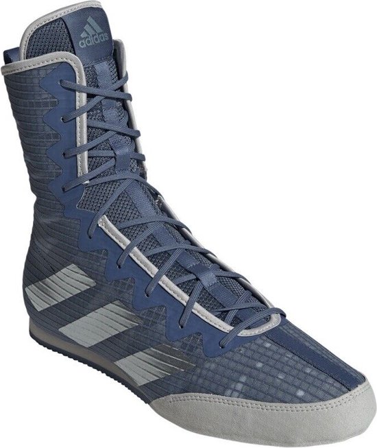 Adidas Box Hog 4 - Boksschoenen - Blauw met grijs - 42 | bol.com