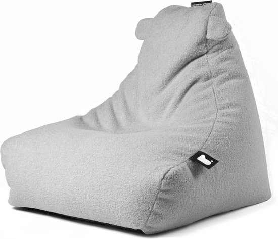 Extreme Lounging - b-bag mini-b - Teddy - zachtgrijs - zitzak voor ...