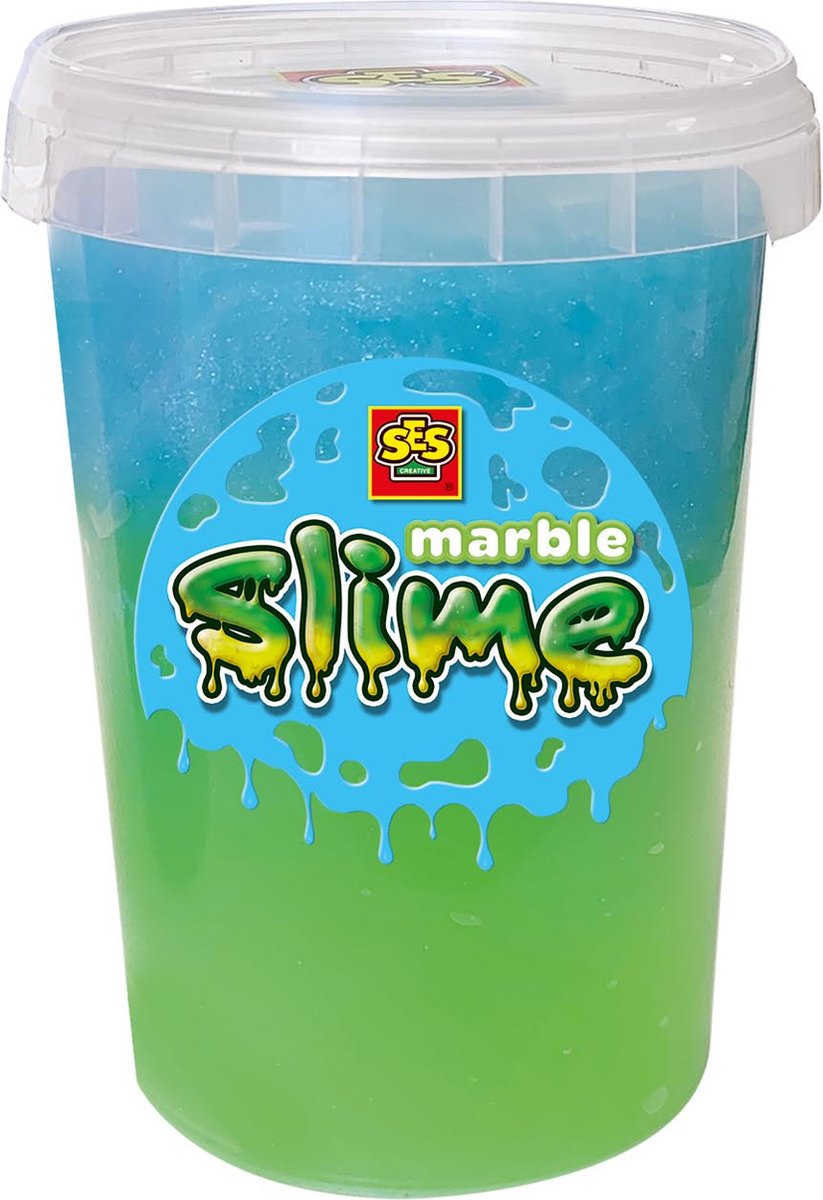 SES - Marble slime - Groen en blauw slijm - goed uitwasbaar | bol.com
