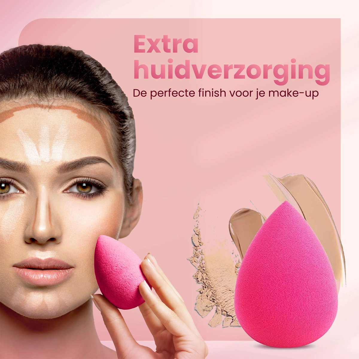 Beauty Blender - Make-up Sponsjes - Spons - 6 stuks - Zacht & Perfecte ...
