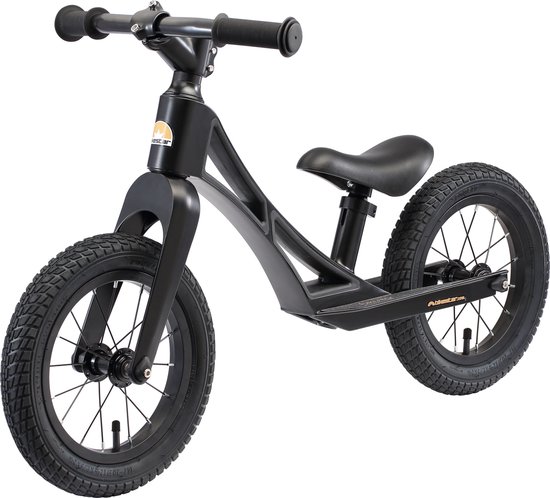 Bikestar Magnesium 12 inch BMX loopfiets, zwart | bol.com