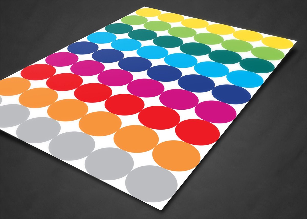 Stippen Stickers | Label Stickers | 270 Stickers | 5 A5 Vellen | 270 ...