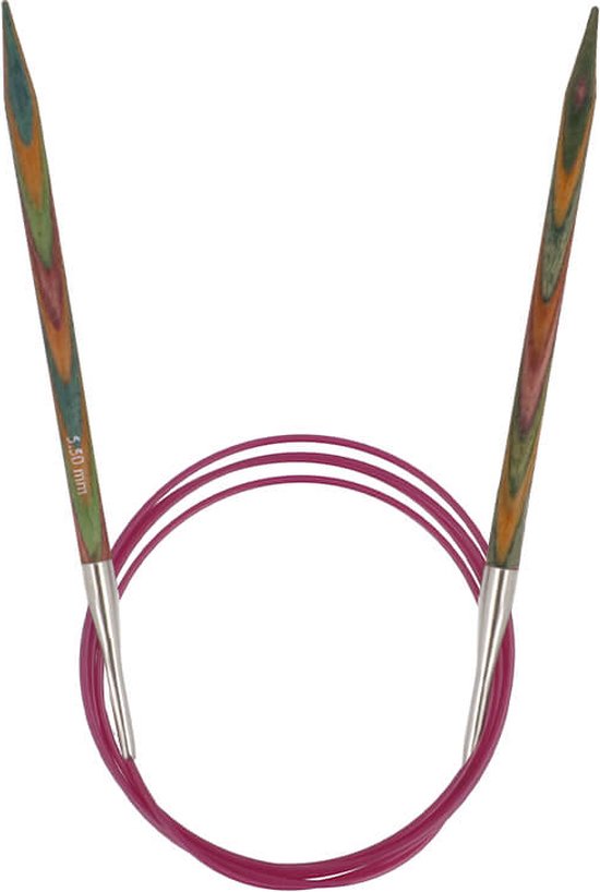KnitPro Symfonie rondbreinaalden 120cm 5.50mm. | bol