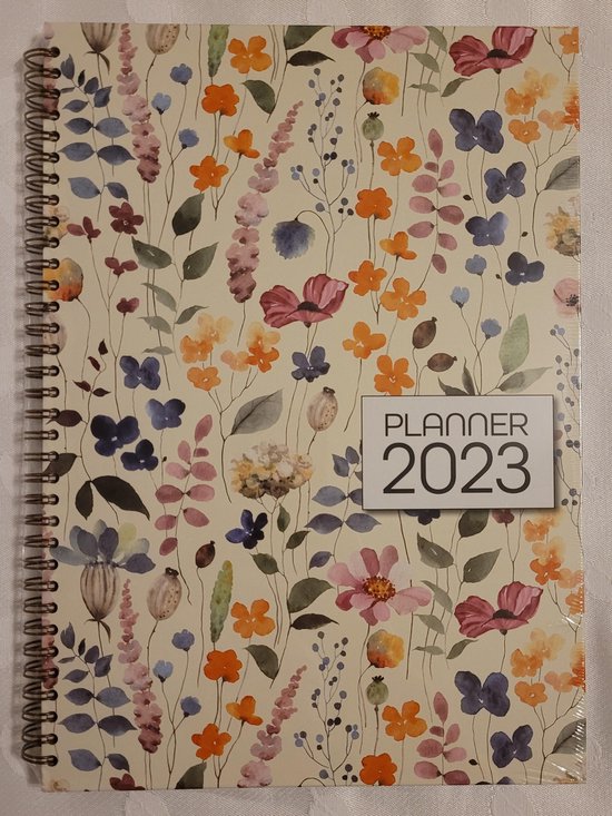 LIBOZA - Agenda 2023 - A4 - Bel agenda XL - Jardin de fleurs - Groot ...