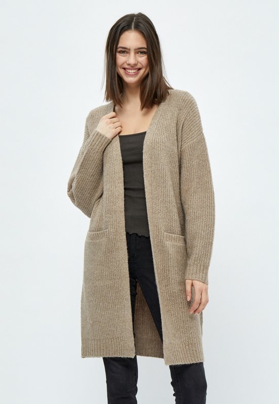 Desires Jelva Long Cardigan Cobblestone Melange S | bol.com