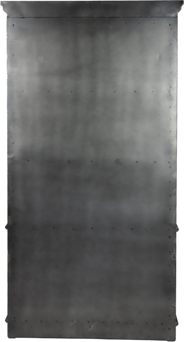 PTMD Kast Classic Metal Brass Met 3 Planken | bol.com