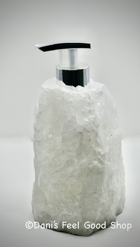 Zeepdispenser | Bergkristal | Zilverkleurige dop | Hervulbaar | Dani's ...