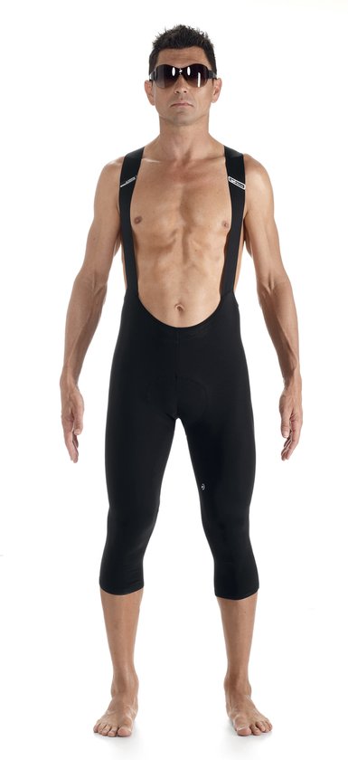 Assos Tiburu Knicker Mille S7 3/4 Fietsbroek Met Bretels Zwart | bol