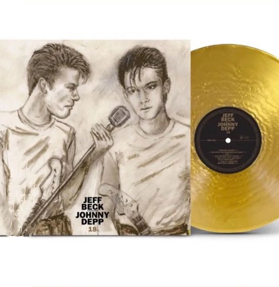 Jeff Beck & Johnny Depp - 18 (Gold Vinyl), Jeff And Johnny Depp Beck ...