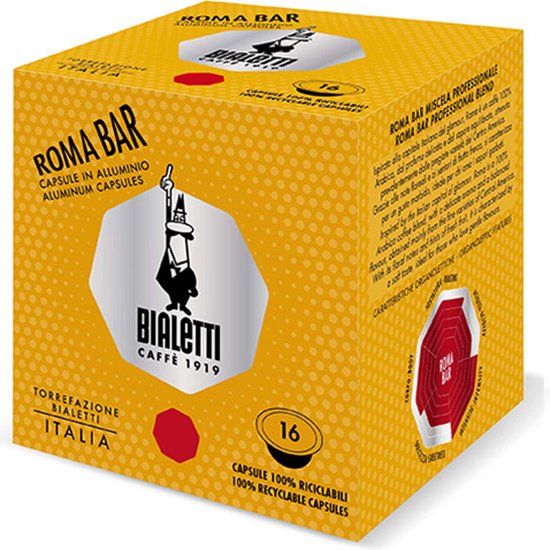 Bialetti Roma - Koffie Capsules - 8 x 16 stuks | bol