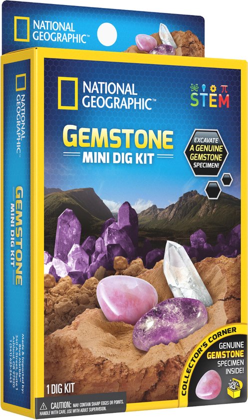 National Geographic - Dig Gem Set (Impulse Mini Dig Gem) | bol