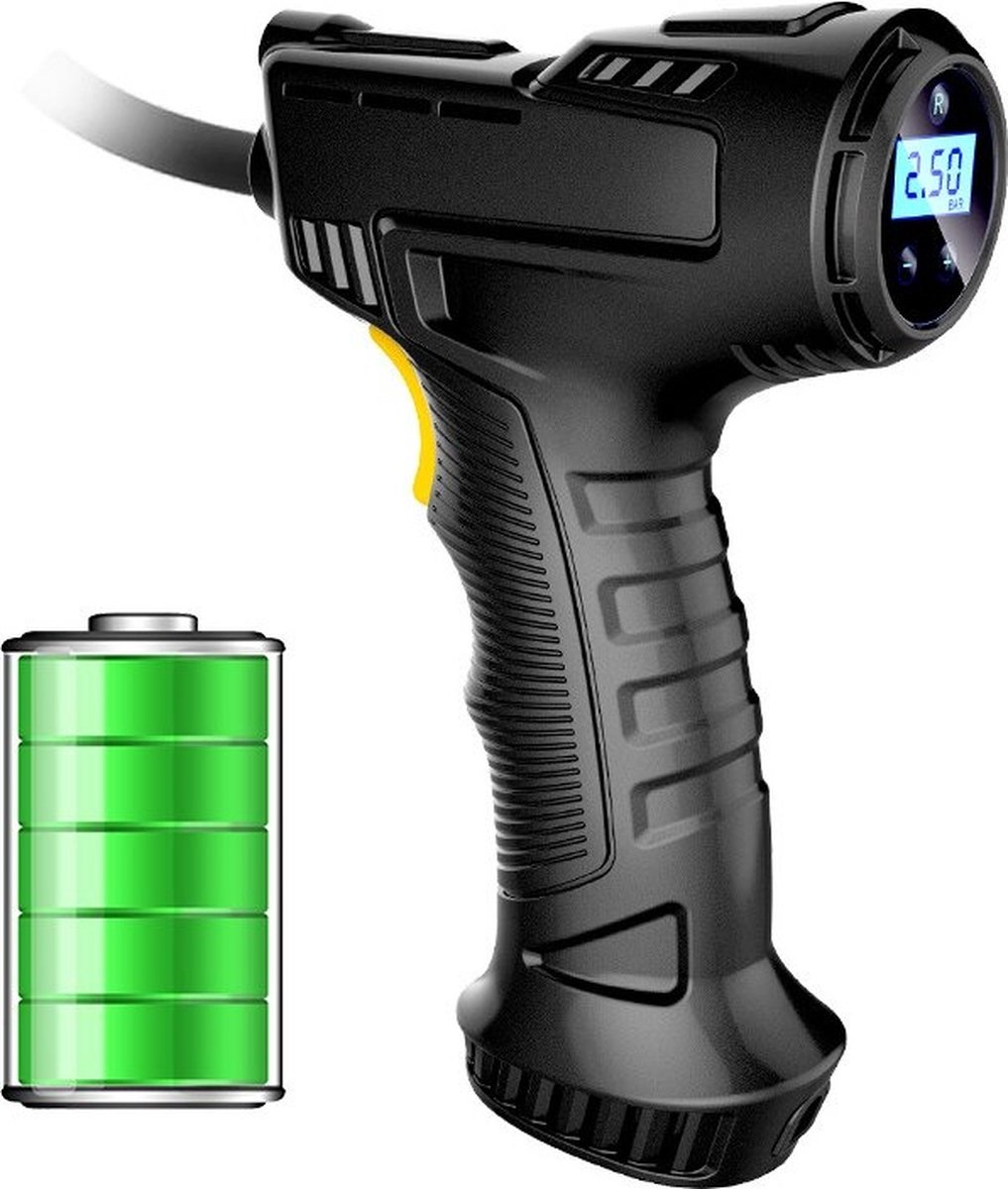 SONTRIX Elektrische Pomp - 120W - Draadloos - Luchtcompressor - Pomp ...