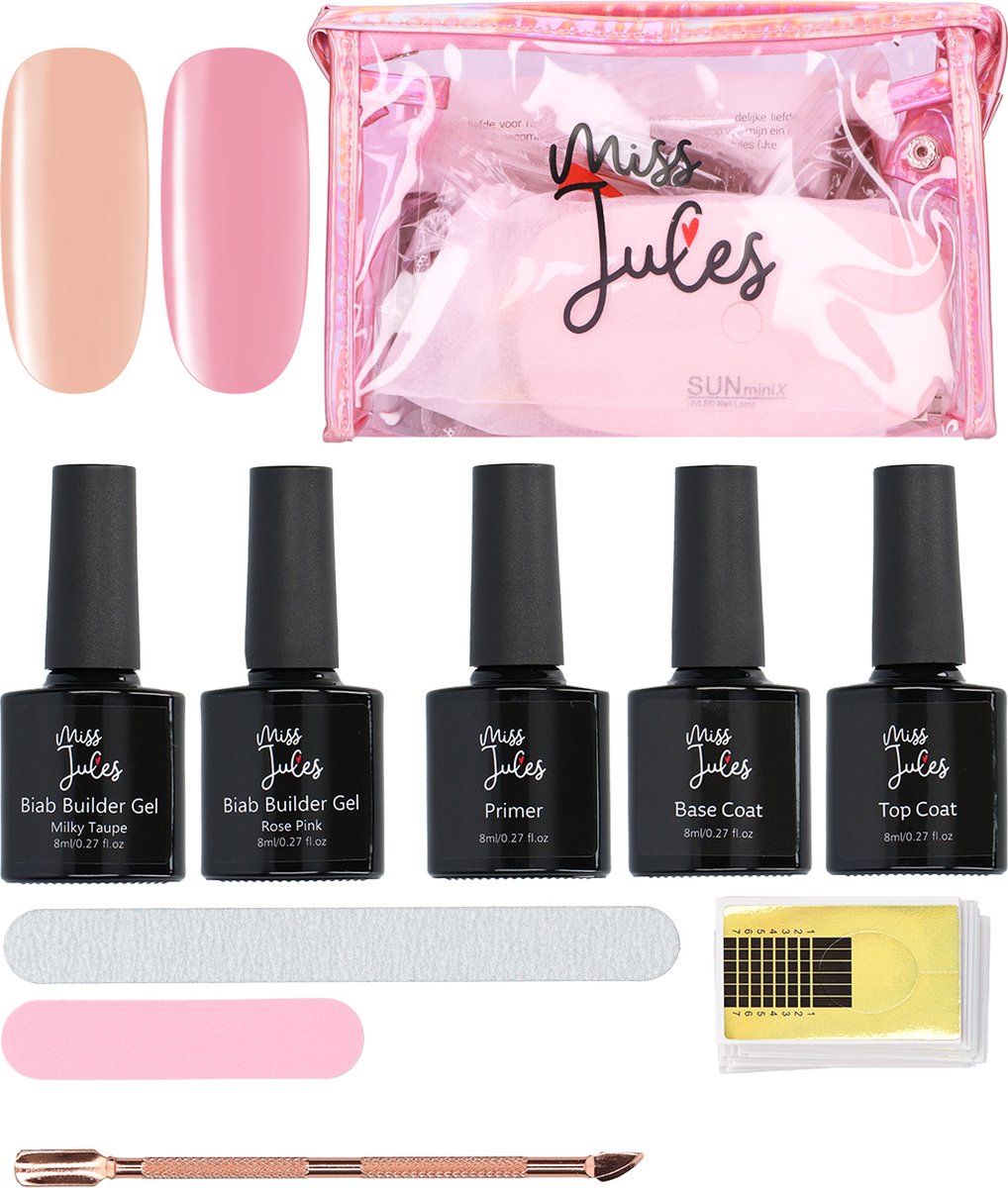 Miss Jules® BIAB Starter Pakket – Builder in a Bottle – BIAB Nagel Builder Gel – BIAB... | bol.com