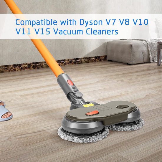 Dr Robot Mop hulpstuk | Dyson V11 V15 V10 V8 V7 Stofzuiger | bol