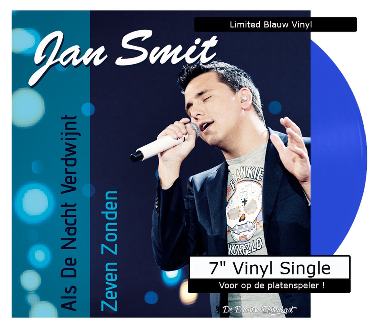 Vinyl: Jan Smit - Als De Nacht Verdwijnt / Zeven Zonden BLAUW VINYL (7 ...