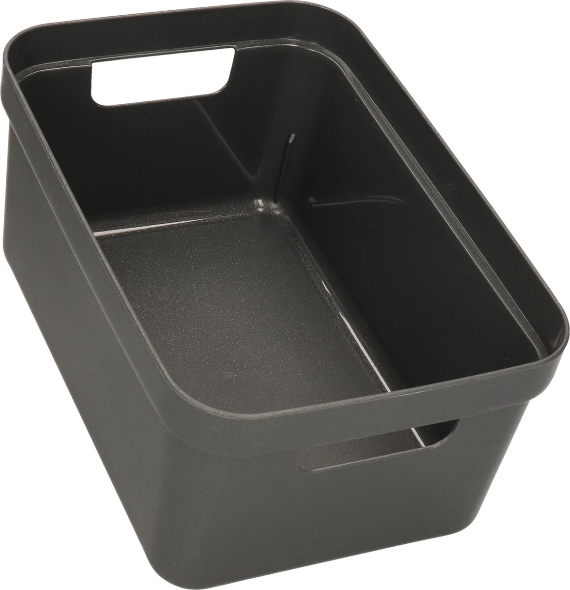 Sunware Opbergbox/mand - antraciet - 5 liter - kunststof met deksel ...