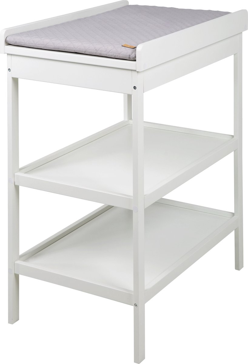 Roba Commode Junior 82,5 X 54,5 X 99 Cm Hout Wit/grijs | bol.com