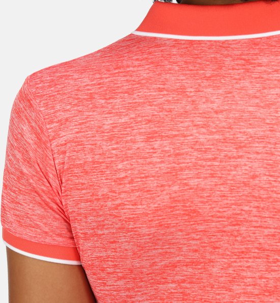 Het Regatta Remex II T-shirt met korte mouwen - dames - sneldrogend - polohals - Oranje | bol