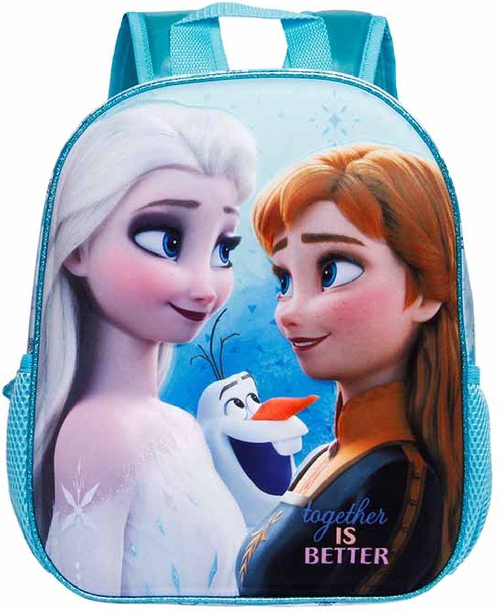 Disney Frozen - Rugzak - 3D - Together is better - 31cm | bol.com
