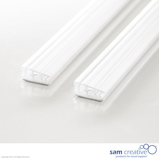 Zelfklevende Poster Strip Transparant A2 420mm Set 10 stuks ...