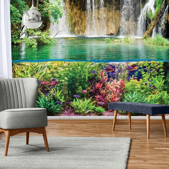 Fotobehangkoning - Fotobehang - Vliesbehang - Behang - Waterval - Meer ...