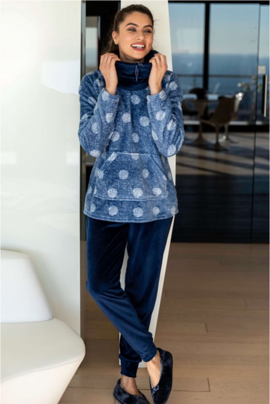 Barandi Alberta Dames Pyjama Blauw M | bol.com