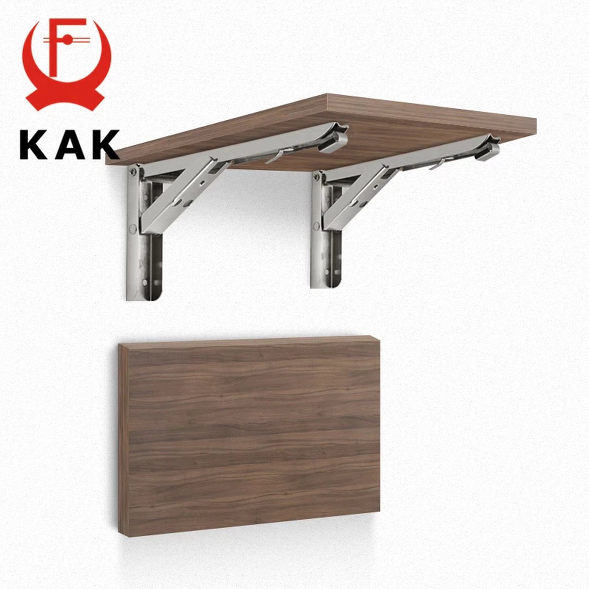 Kak 2Pcs Klaprooster Beugels Heavy Duty Rvs Inklapbare Plank Beugel ...
