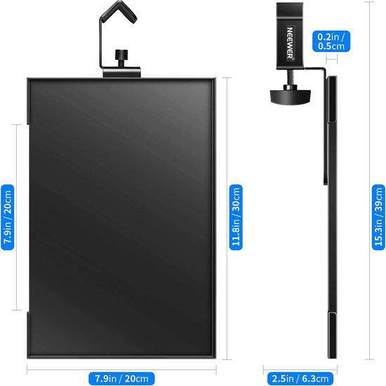 Neewer® - Clamp on Rack Tray Holder - Microfoonstandaard Rack - 20 x 30 ...
