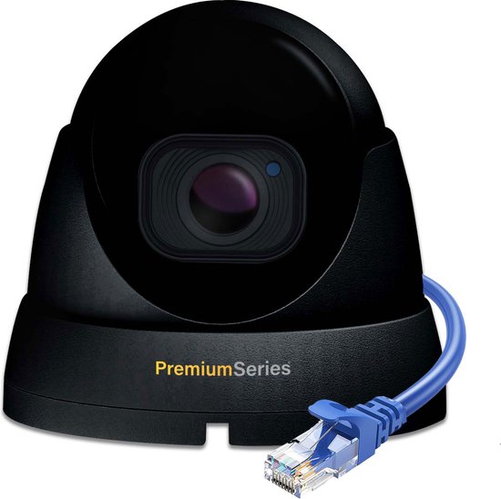 Securetech Premium - Bewakingscamera - zwart - 5MP 2K HD - bekabeld ...