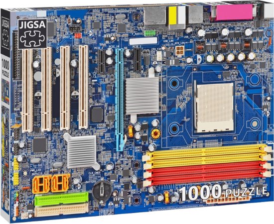 Jigsa Puzzel – Blue Computer – 1000 stukjes | bol.com